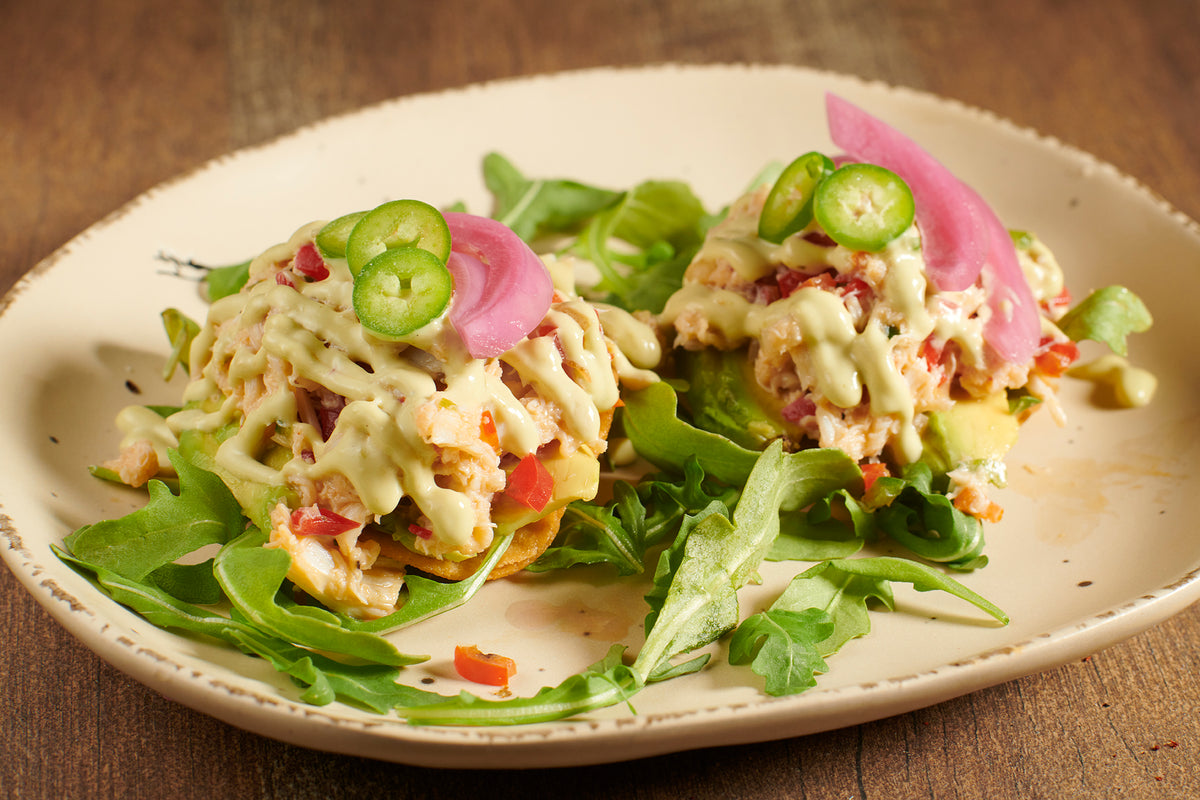 CRAB MEAT TOSTADAS – Cocina Chente