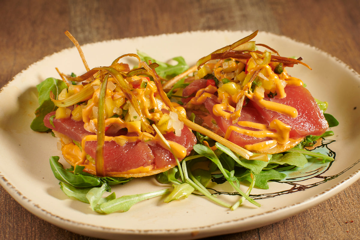 Tuna Tostadas – Cocina Chente